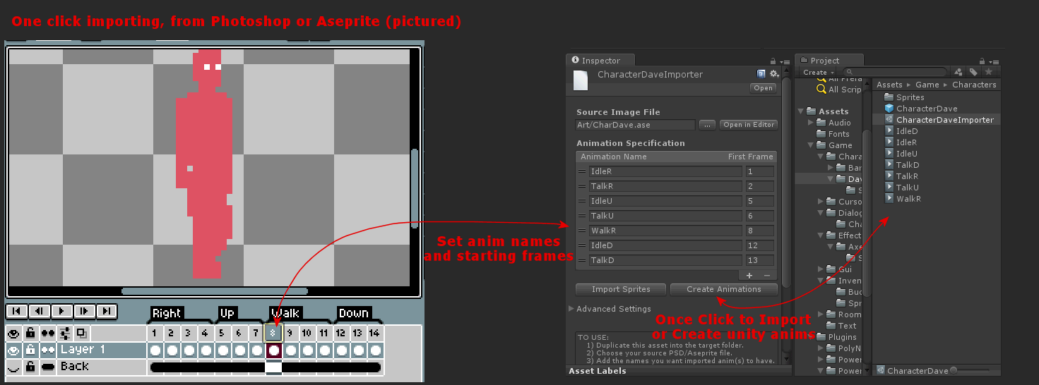 PowerQuest: Sprites and Animations